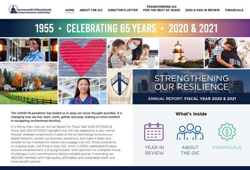 GIC Annual Report - 2020 & 2021 | Mass.gov